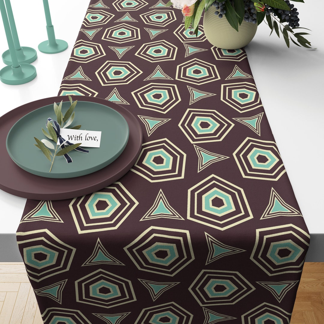 Mid Century Modern Table Runner Mid Century Modern Decoration Mid ...