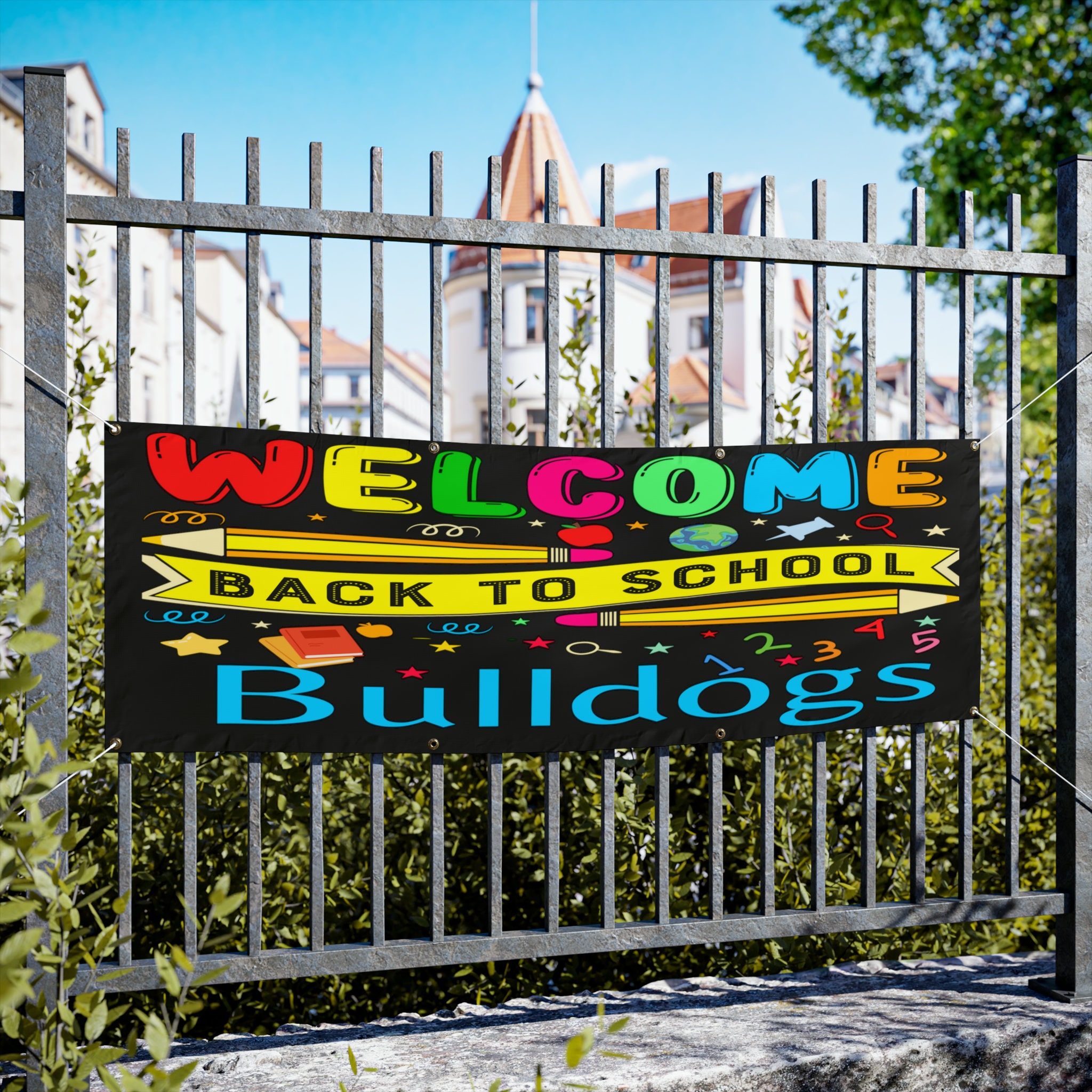 Welcome Back to School Custom Banner Back to School Banner Custom ...