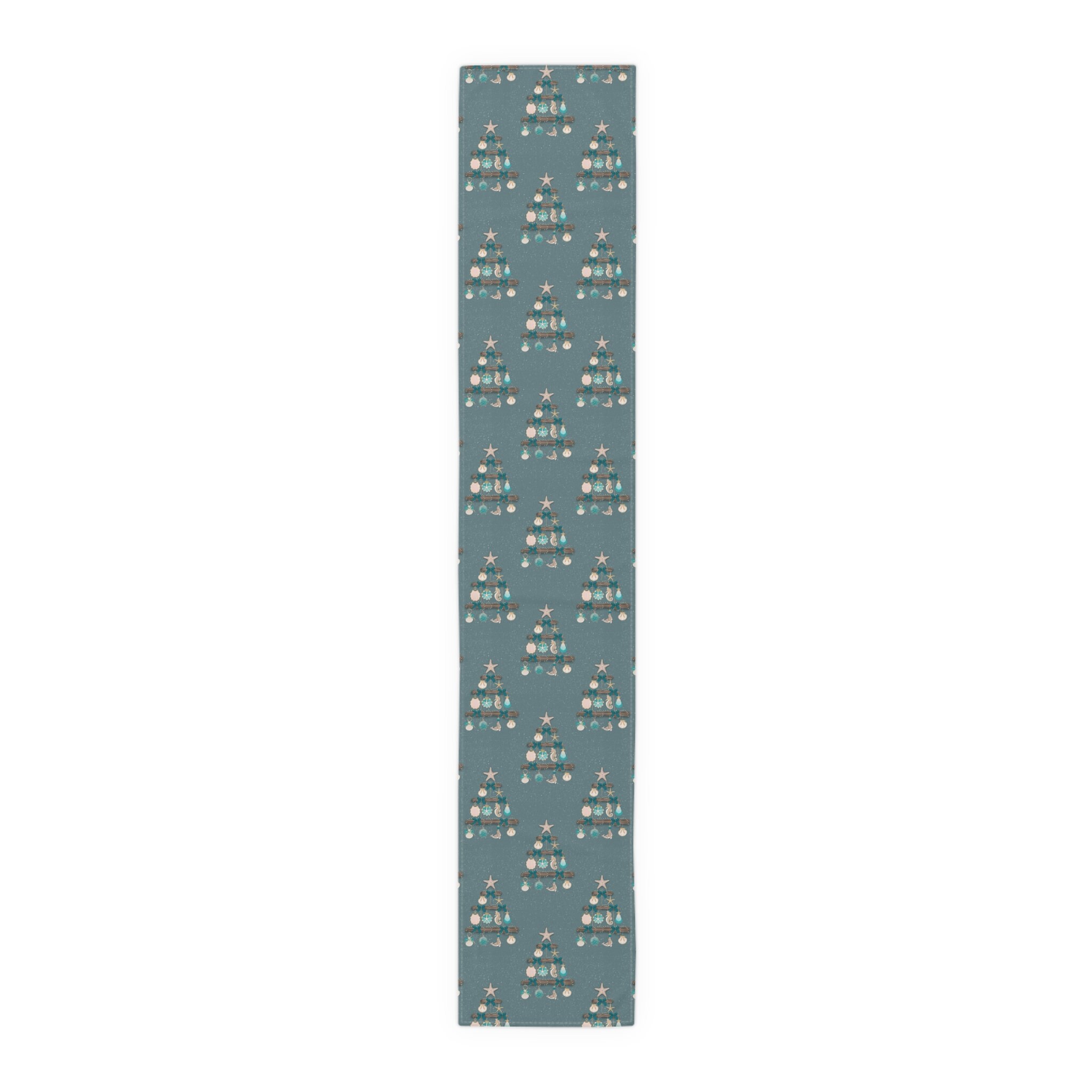 Coastal Christmas Table Runner Coastal Christmas Decor Coastal ...