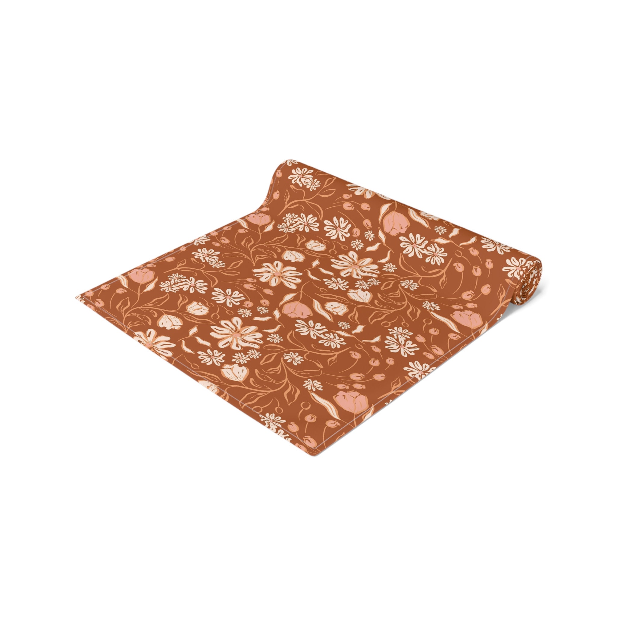 Boho Table Runner Fall Table Runner Boho Decor Boho Burnt - Etsy