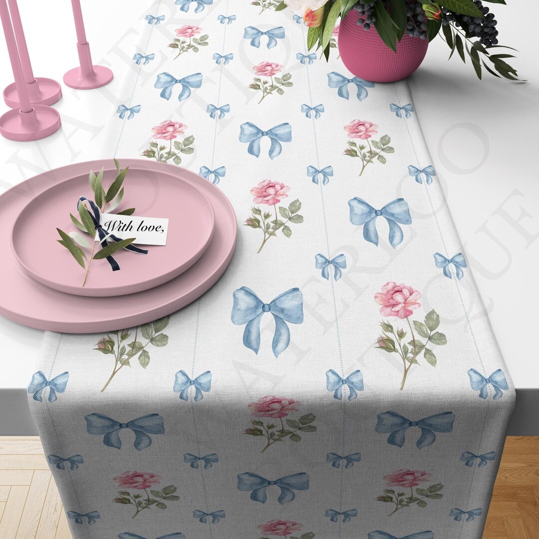 Coquette Party Decor Coquette Birthday Table Decor Wedding Table Runner ...