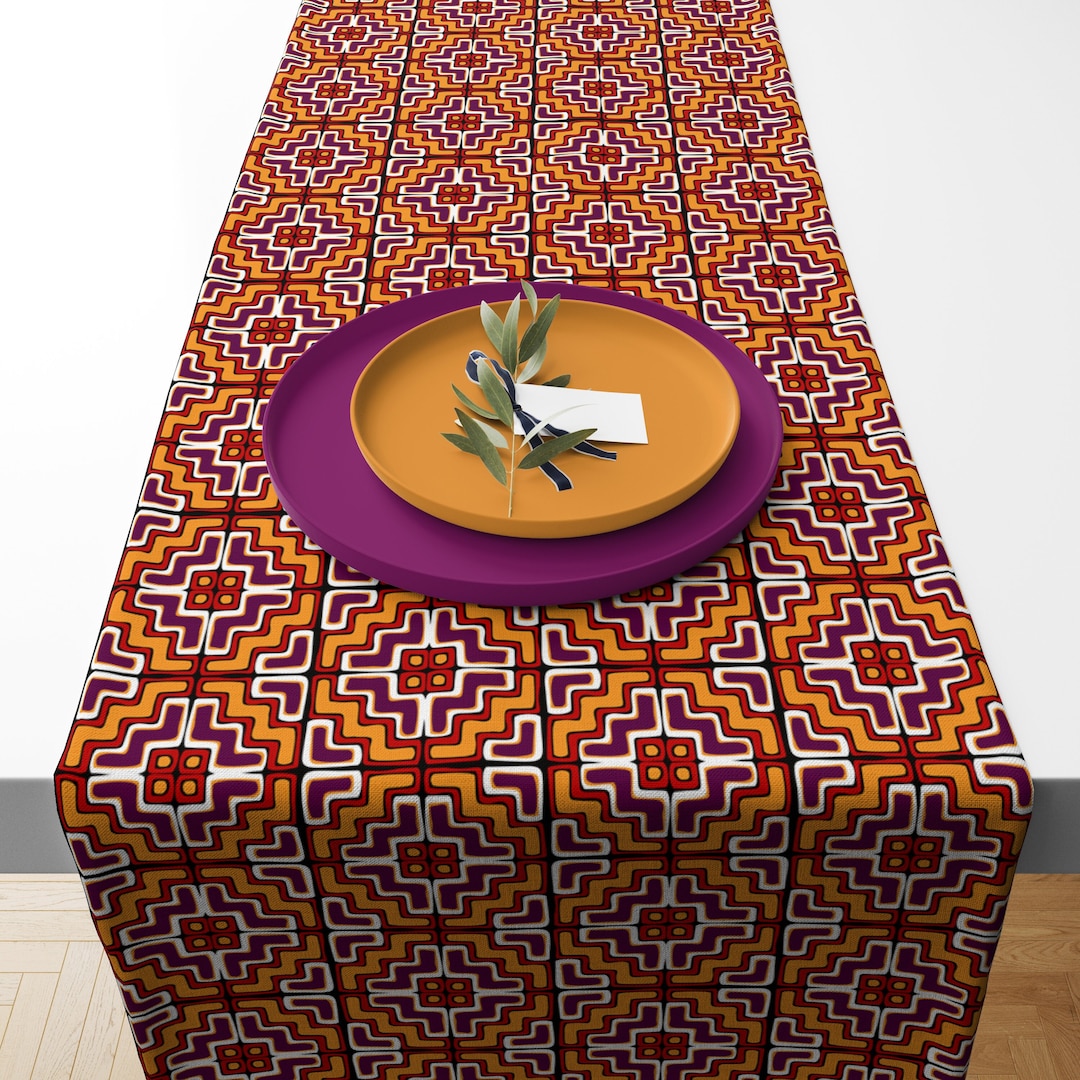 African Table Runner African Decor African Runner Tribal Table Runner ...