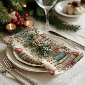 Book Theme Napkins Book Lover Gift Book Themed Wedding Napkins Book ...