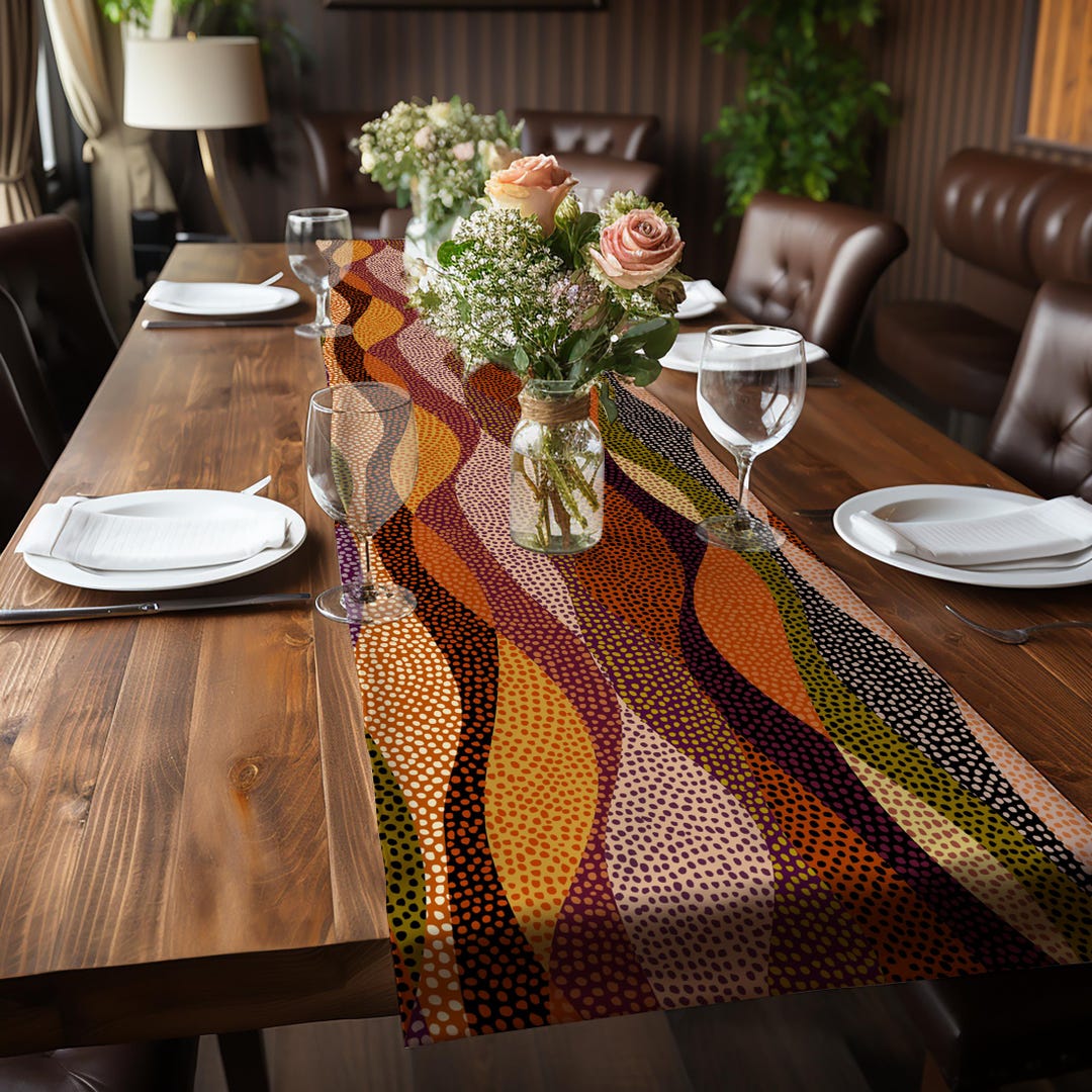 African Table Runner African Decor African Runner Afrocentric Table ...