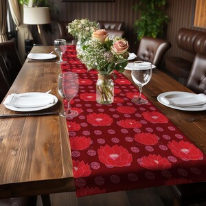 Chinese New Year Table Runner Chinese New Year Decor Lunar New Year ...