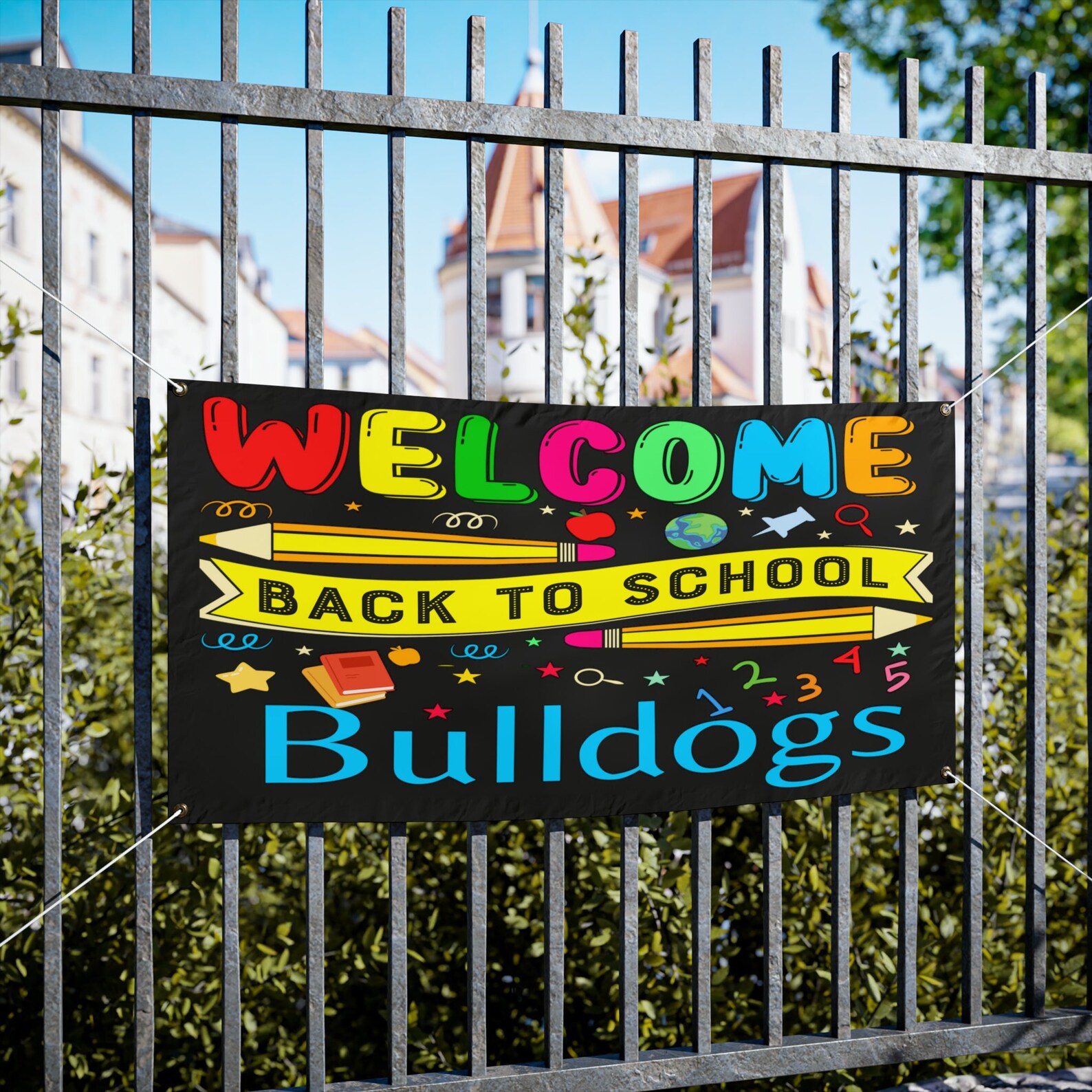 Welcome Back to School Custom Banner Back to School Banner Custom ...