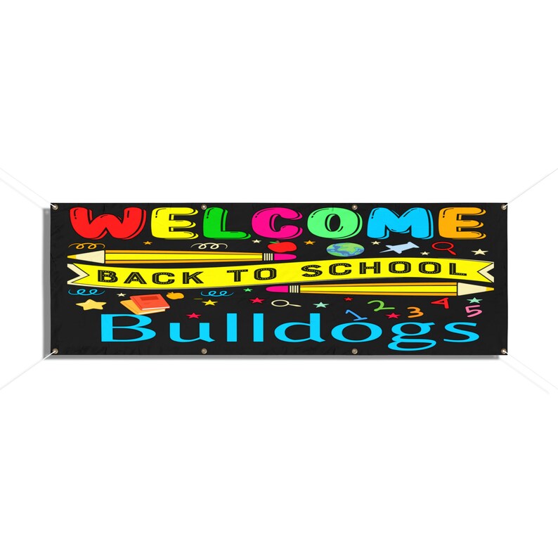 Welcome Back to School Custom Banner Back to School Banner Custom ...