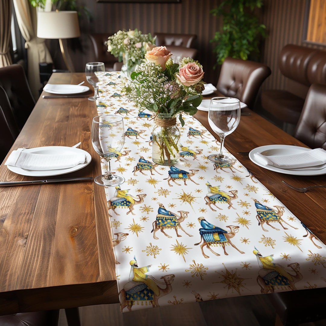 Christmas Nativity Table Runner Christmas Table Runner Christmas Decor ...