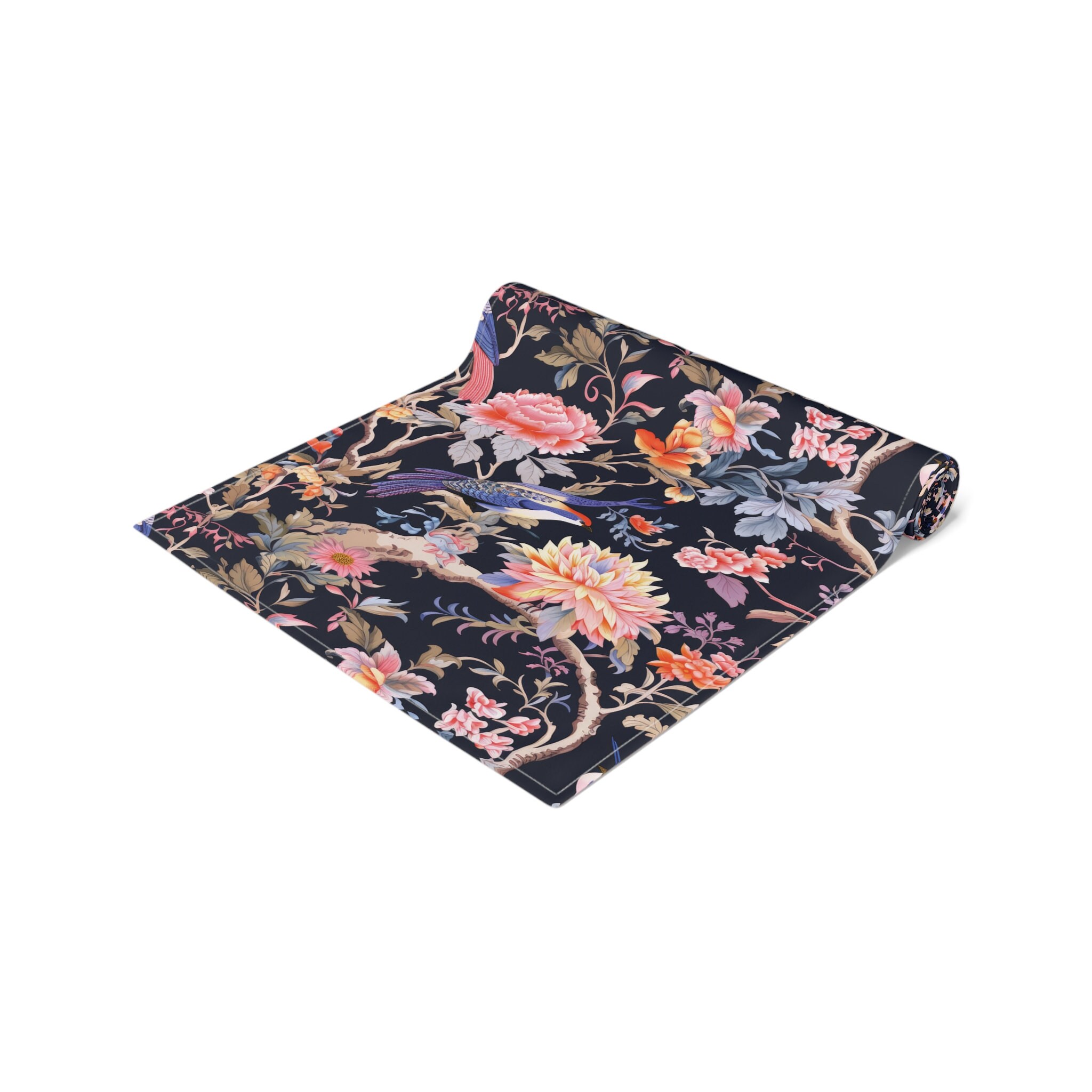 Chinoiserie Table Runner Chinoiserie Decor Chinoiserie Home Decor ...