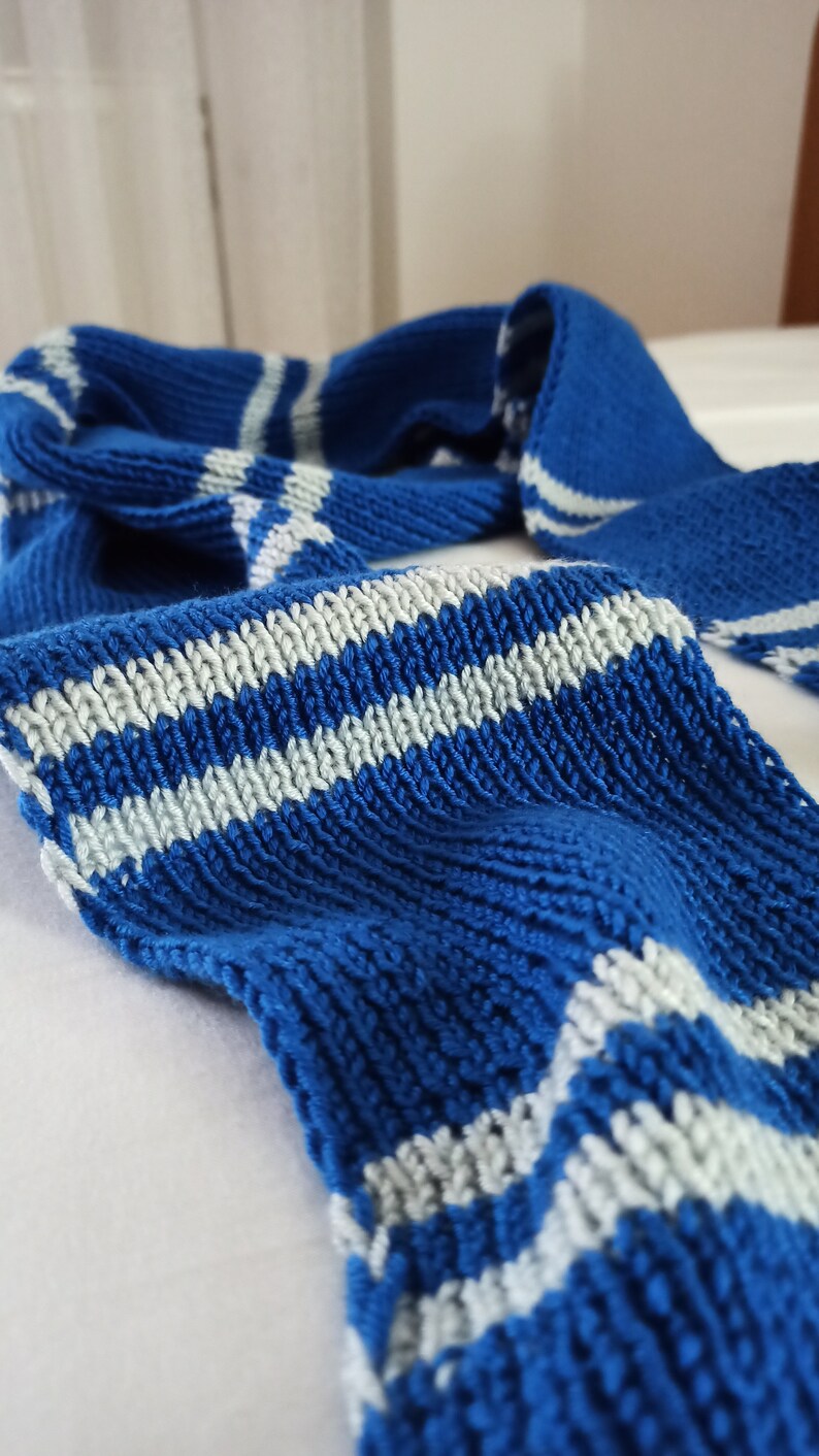 Harry Potter Hogwarts Handmade Ravenclaw Scarf - Etsy