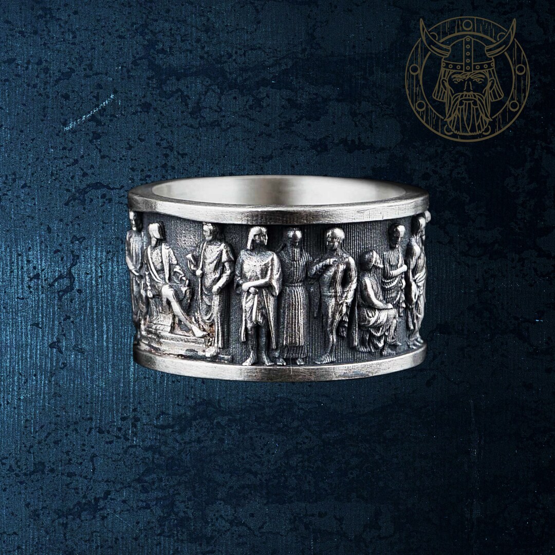 Ancient Roman Silver Ring, People of the Rome Ring, Roman Senator Ring ...