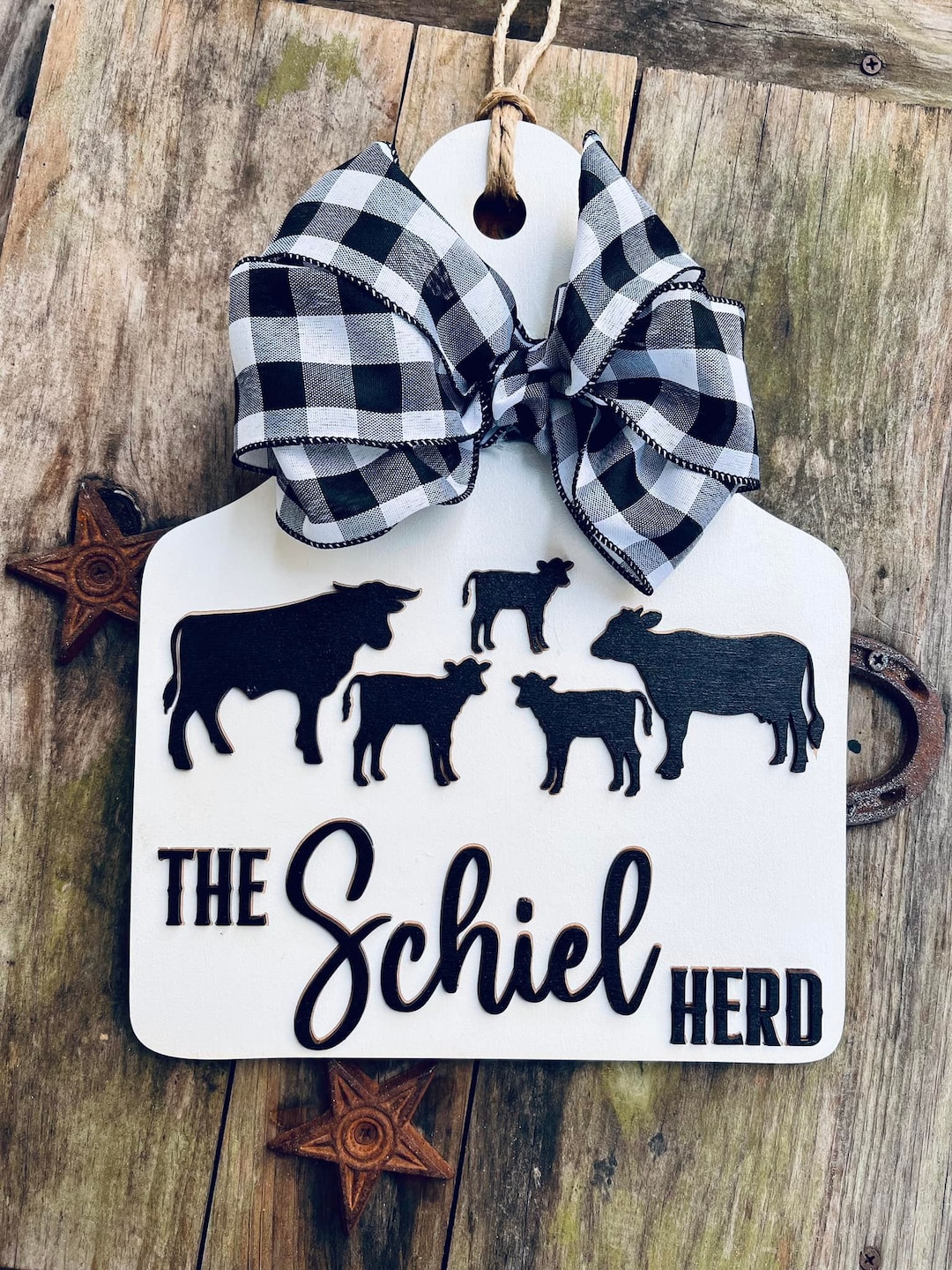 Family Herd Sign | Custom Front Porch Sign | Home Decor | Wall Decor ...