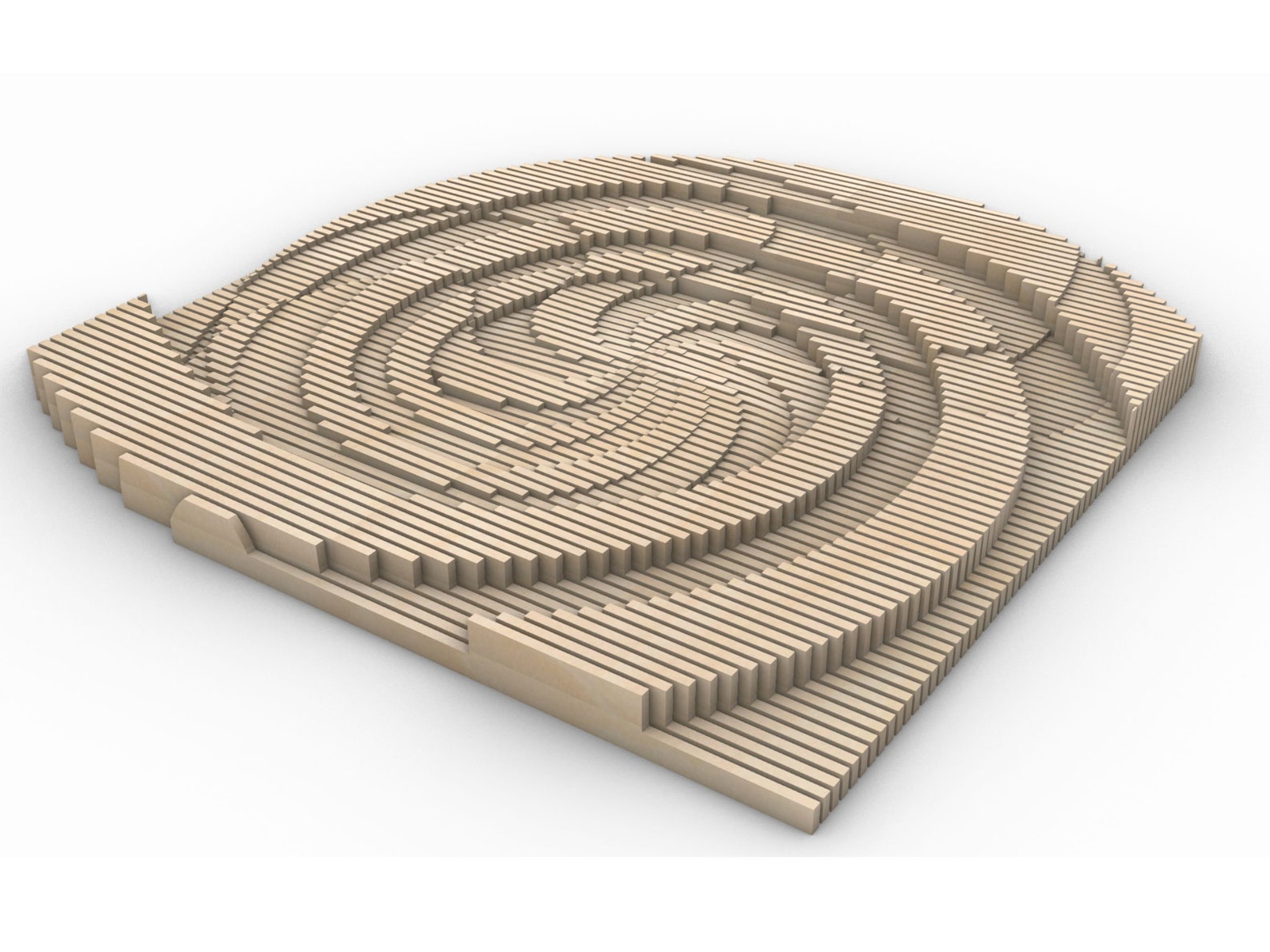 Parametric Wall Illusion Art Dxf Project 2D 3D Design - Etsy