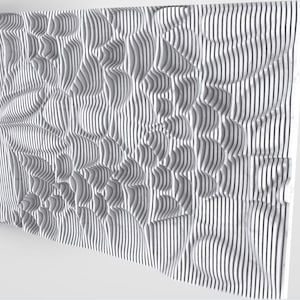 Parametric Wall Art in Movement 2D DXF Project - Etsy
