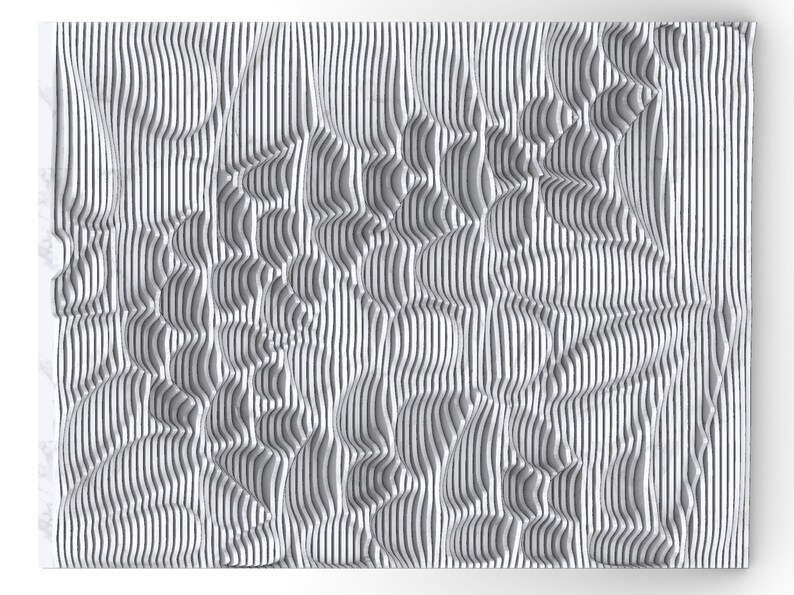 Parametric Wall Art in Movement 2D DXF Project - Etsy
