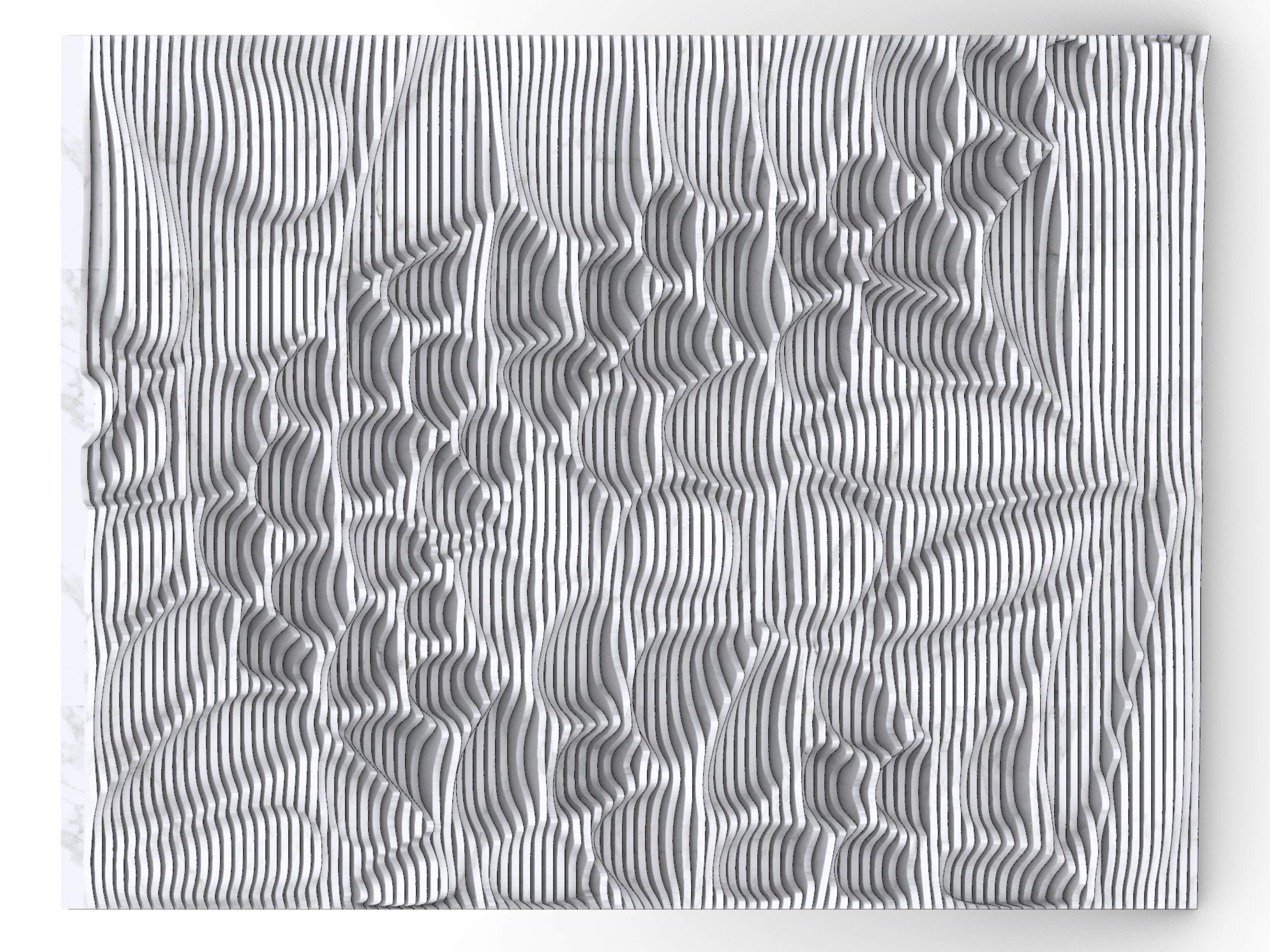 Parametric Wall Art in Movement 2D DXF Project - Etsy