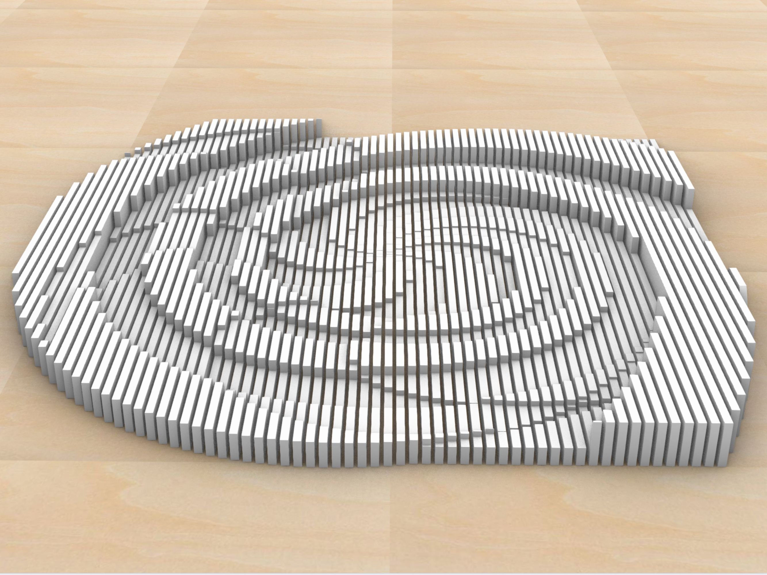 Parametric Wall Illusion Art Dxf Project 2D 3D Design - Etsy