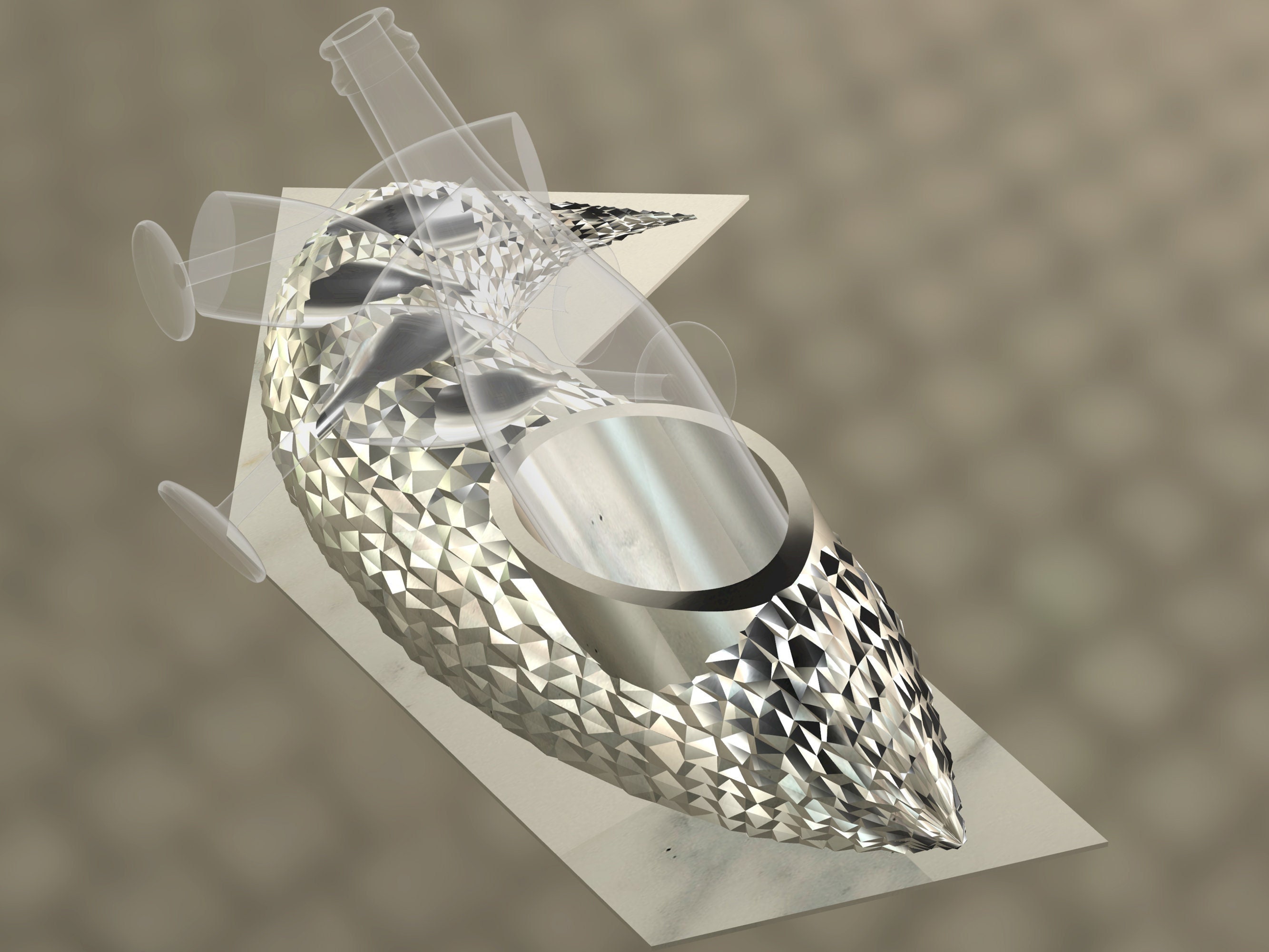 Animal Bottle - Creative 3D for Cnc Download 3dm Igs Stl Stp Projects - Etsy