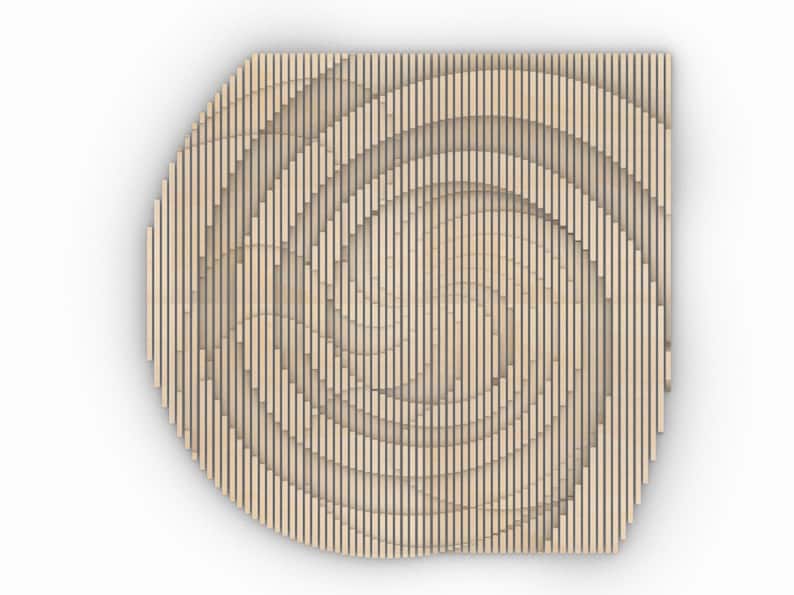 Parametric Wall Illusion Art Dxf Project 2D 3D Design - Etsy