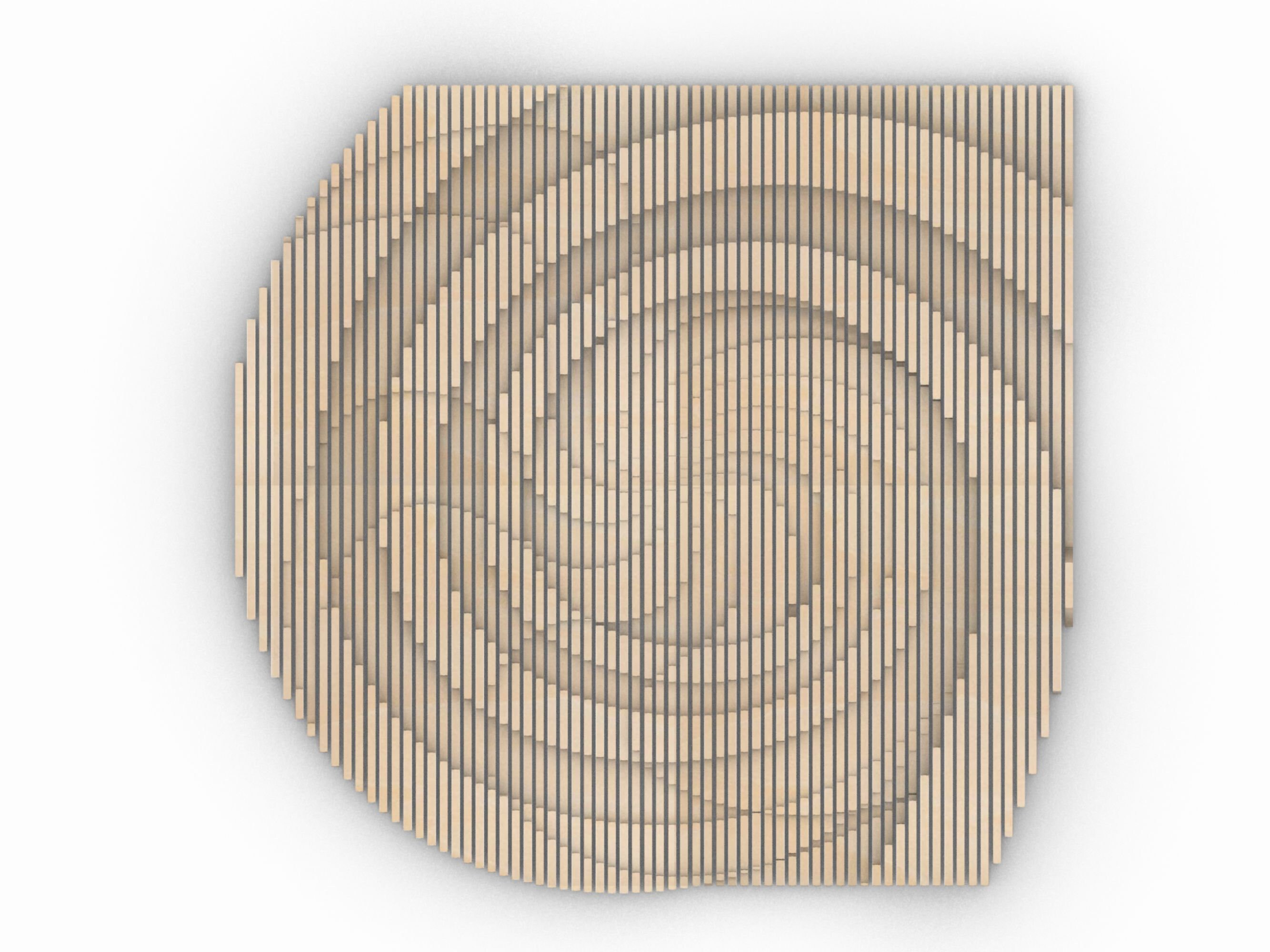 Parametric Wall Illusion Art Dxf Project 2D 3D Design - Etsy