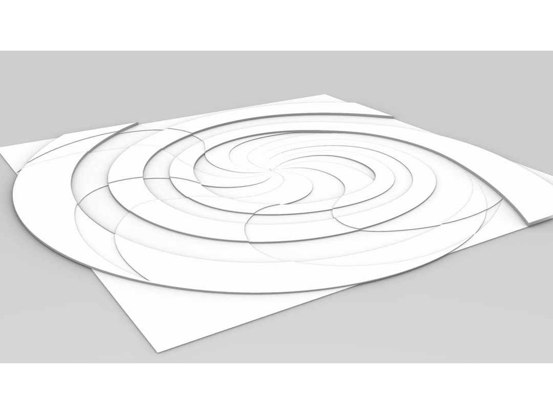 Illusion, 3D Cnc Abstract Project Design Art Stl - Etsy