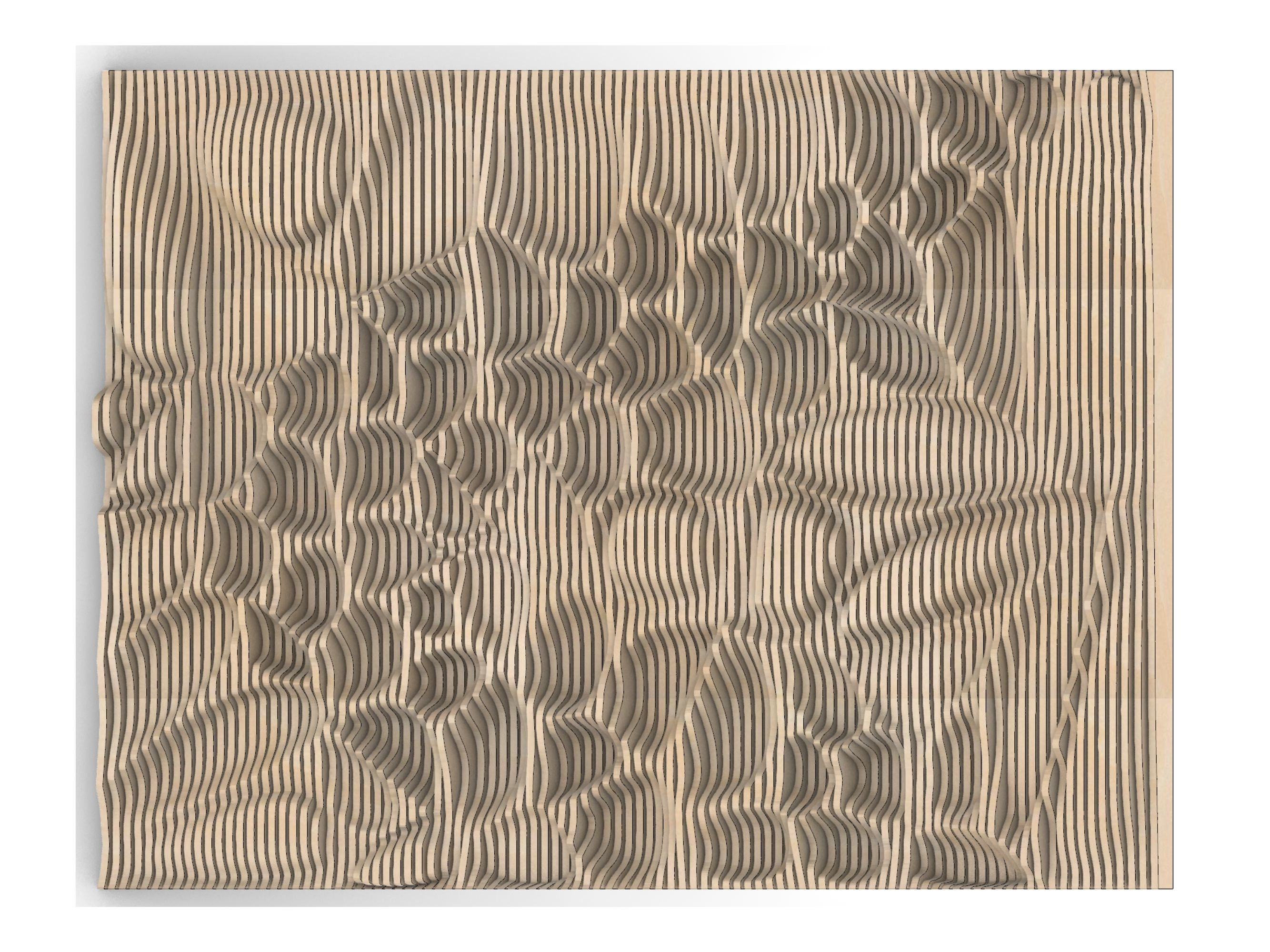 Parametric Wall Art in Movement 2D DXF Project - Etsy