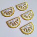 Lemon Patch, Fruit Glitter Patches, Iron on Patches, Customise Your ...