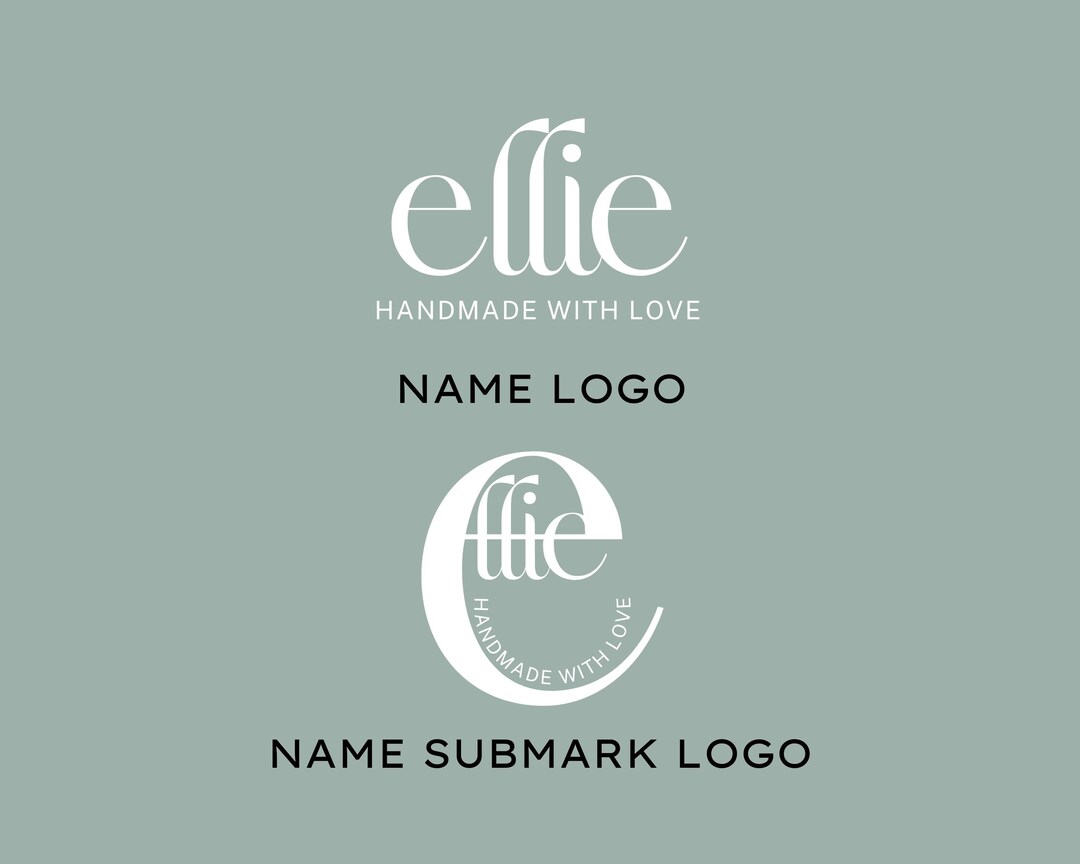 Custom Business Name Logo Personalized Submark Logo Iconic - Etsy