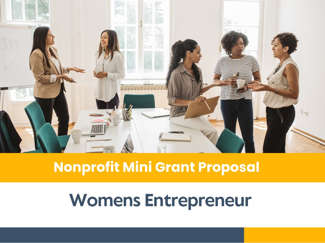 Nonprofit Mini Grant Proposal Kit - Women Entrepreneurs Program - Etsy