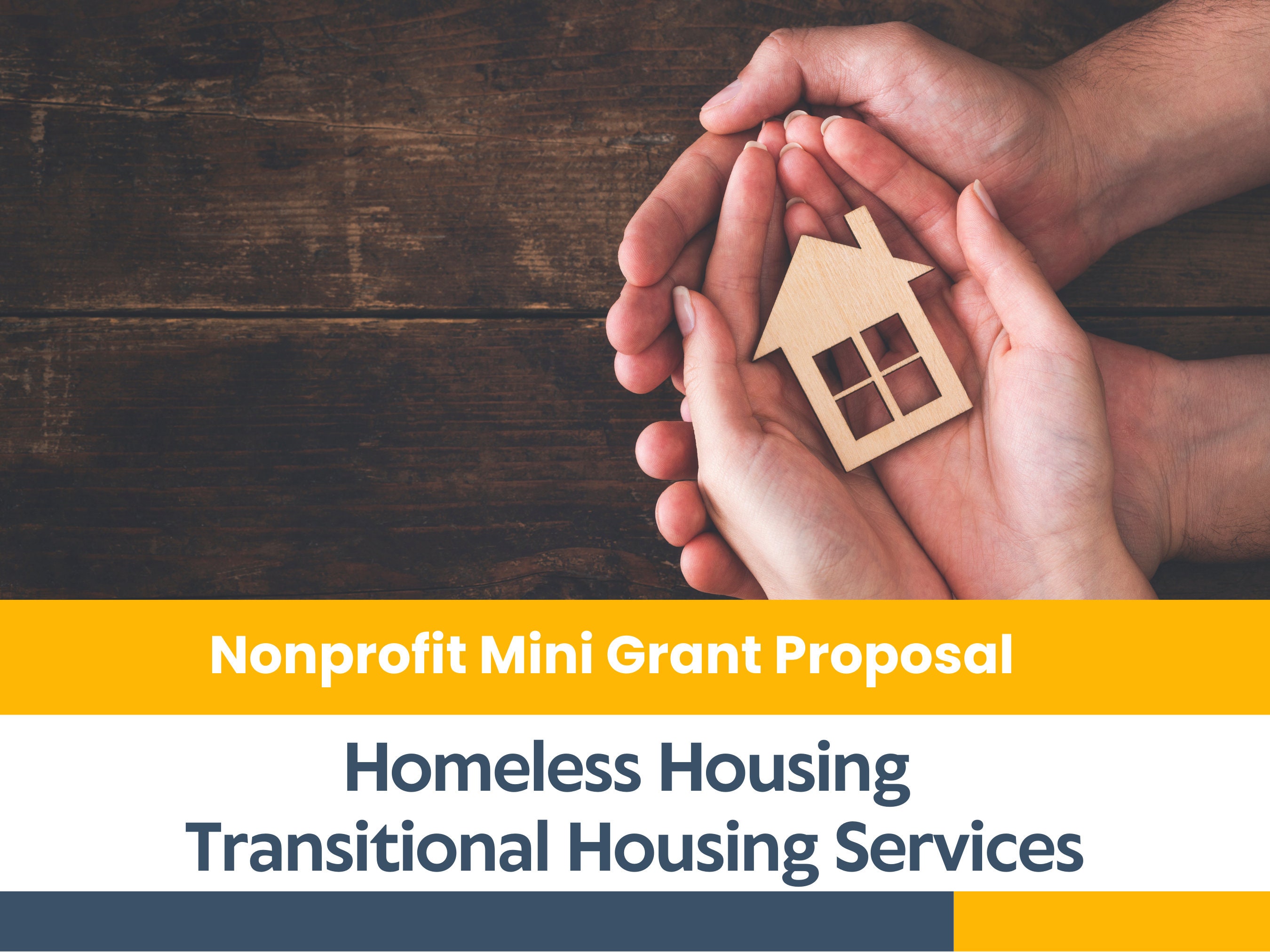 Nonprofit Mini Grant Proposal Kit - Homeless Housing (transitional ...