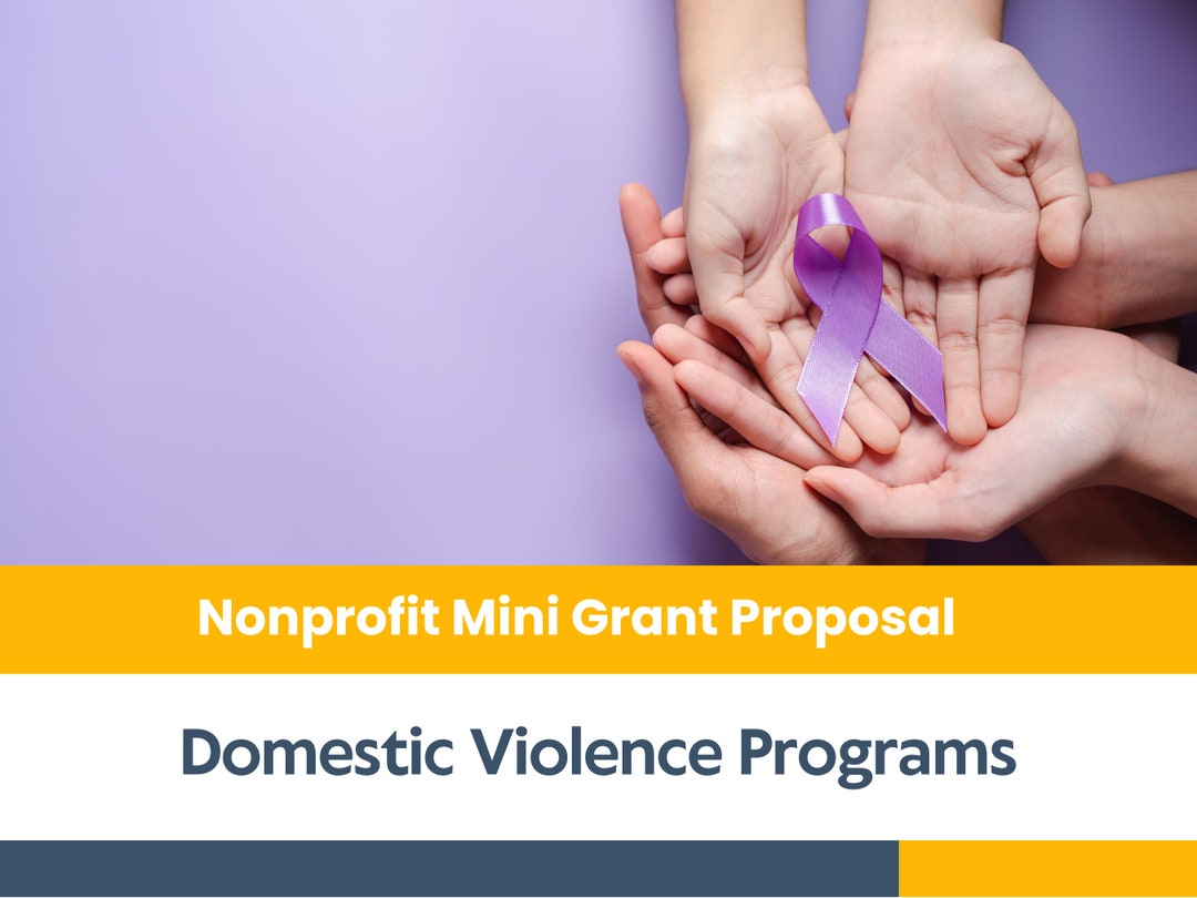 Nonprofit Mini Grant Proposal Kit - Domestic Violence - Etsy