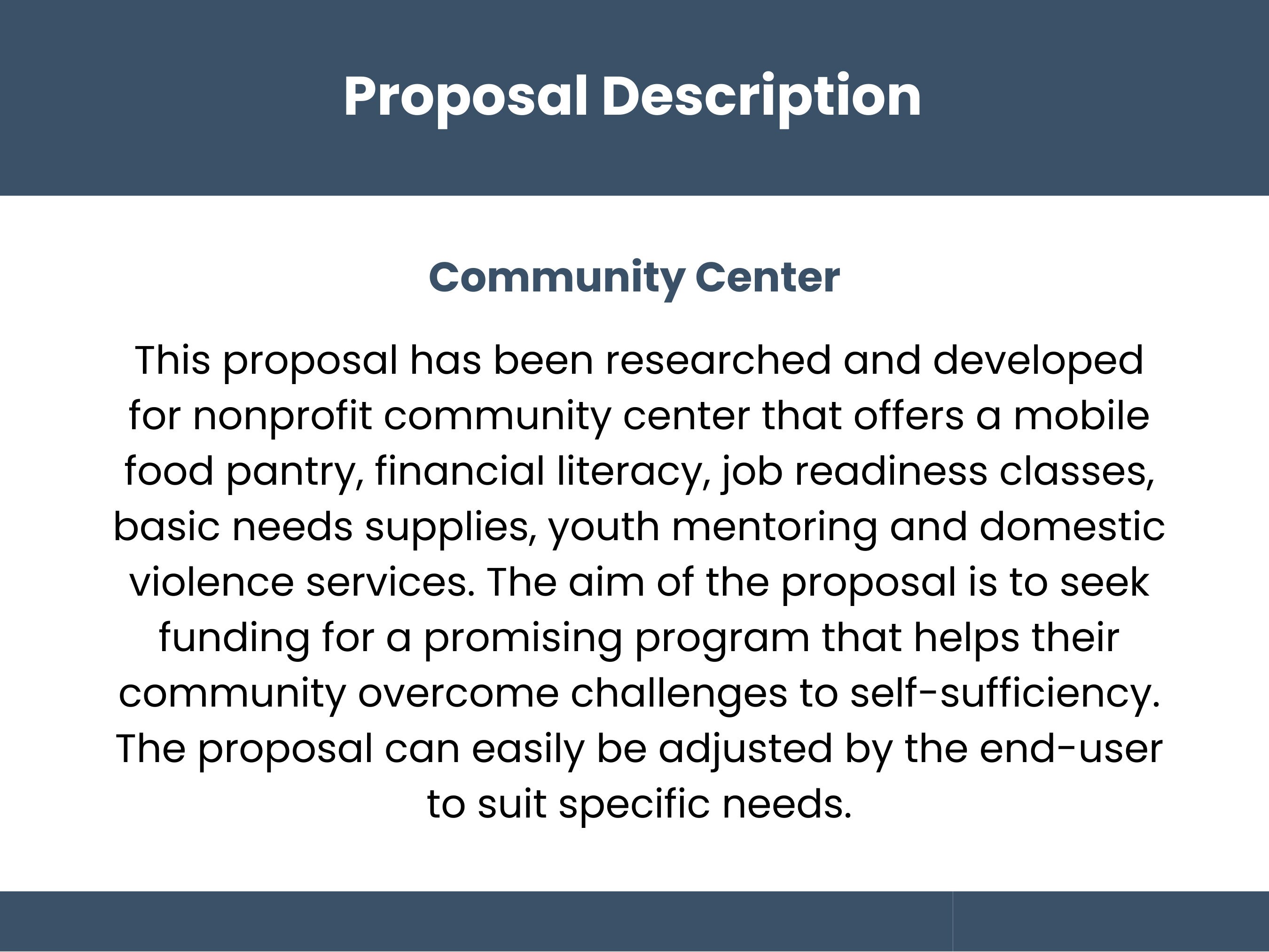Nonprofit Grant Proposal Kit - Community Center - Etsy