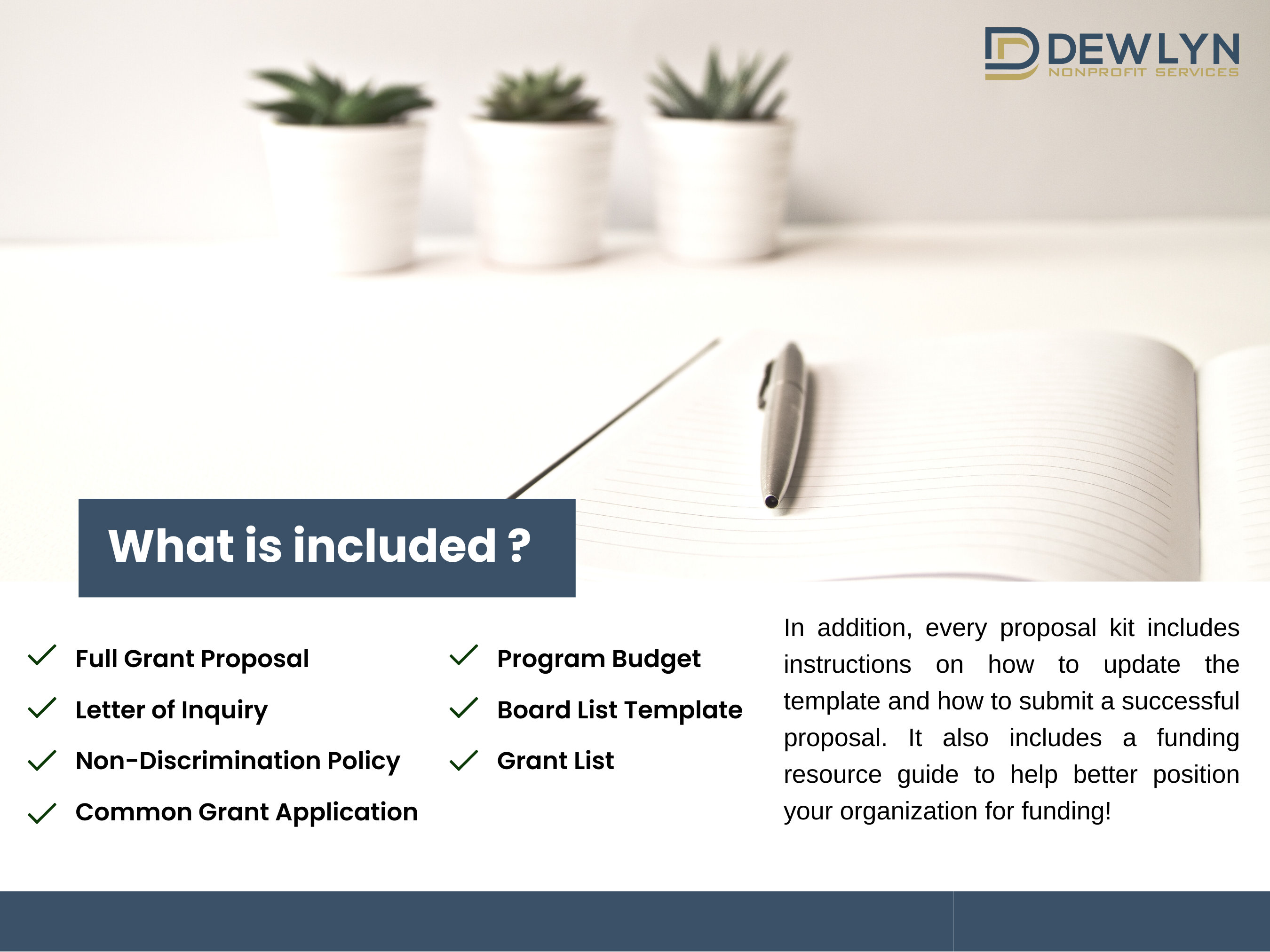 Nonprofit Grant Proposal Kit - Community Center - Etsy