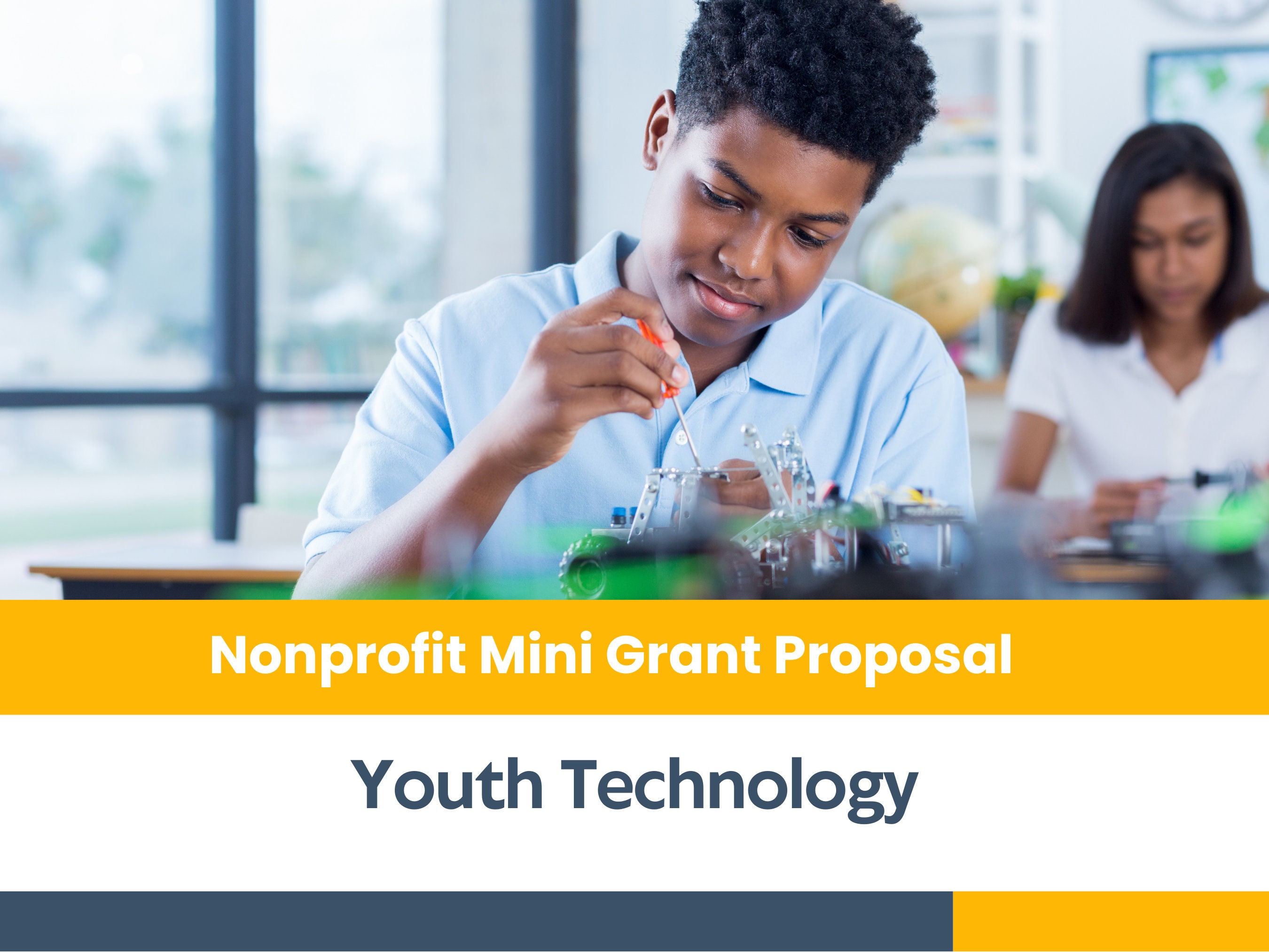 Nonprofit Mini Grant Proposal Kit Youth Technology Training Program - Etsy
