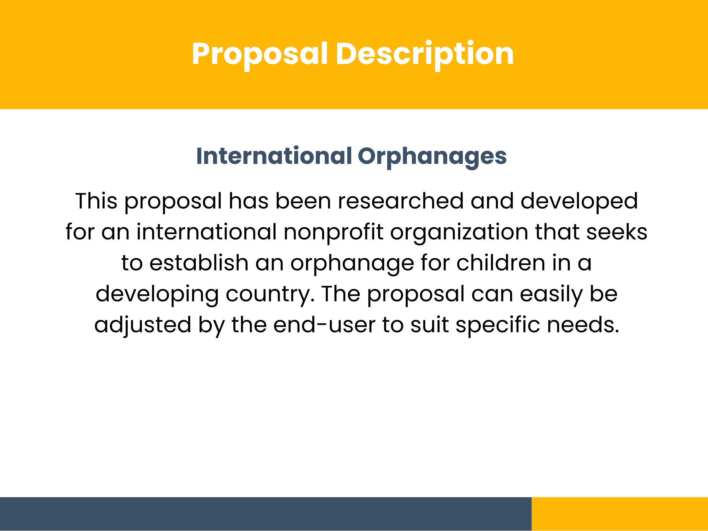 Nonprofit Mini Grant Proposal Kit International Orphanage - Etsy