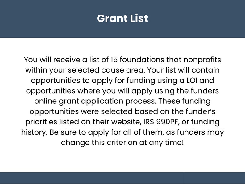 Nonprofit Grant Proposal Kit Community Center - Etsy