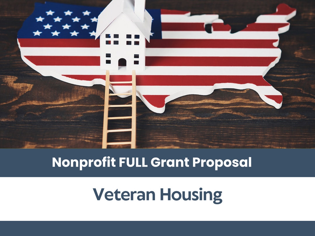 Nonprofit Grant Proposal Kit - Veteran's Housing Program - Etsy