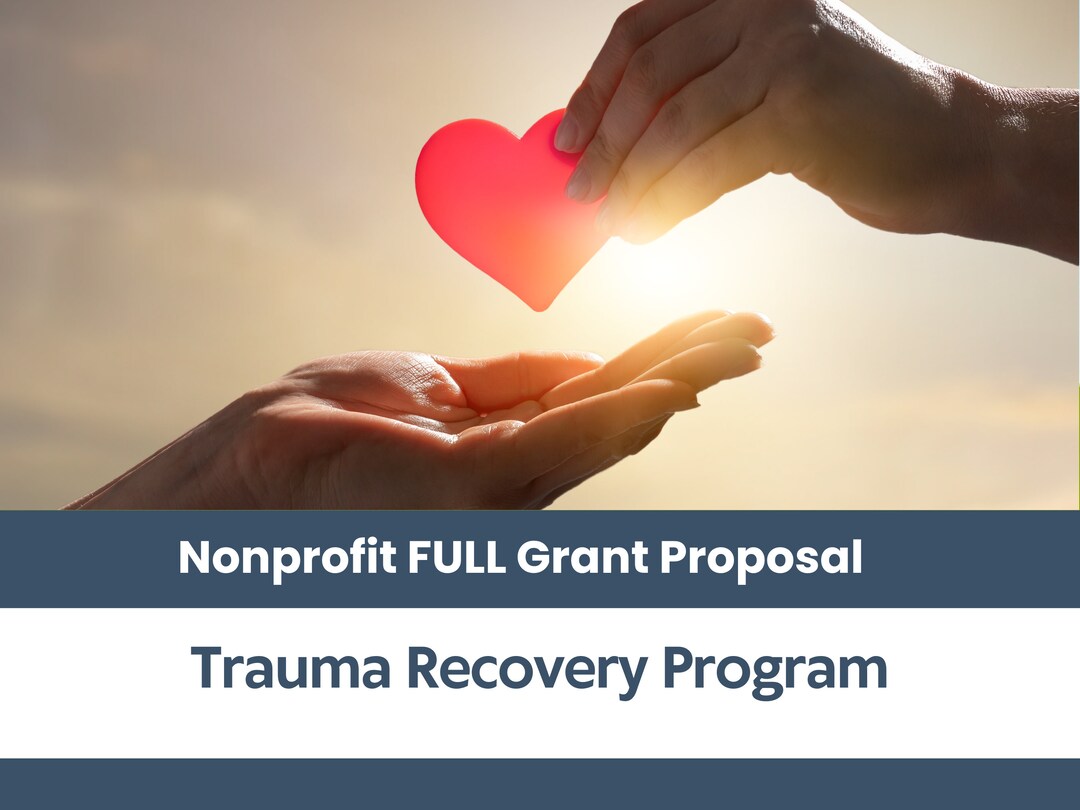 Nonprofit Grant Proposal Kit - Trauma Recovery Program - Etsy