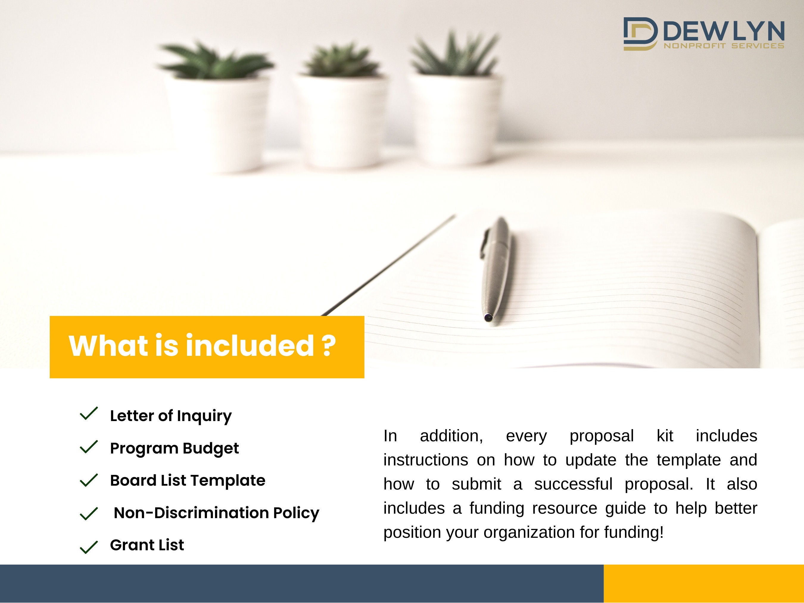 Nonprofit Mini Grant Proposal Kit - Personal Care Program - Etsy