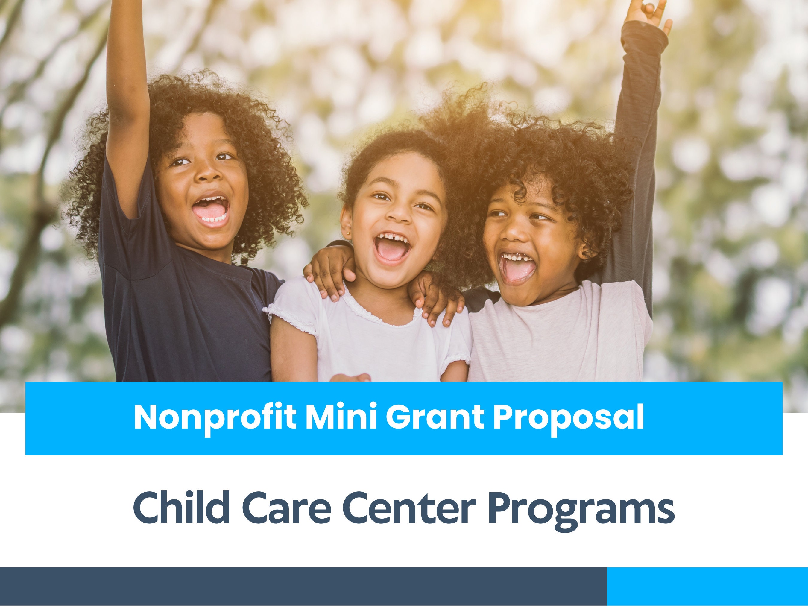 Nonprofit Mini Grant Proposal - Child Care Center - Etsy