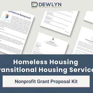 Nonprofit Grant Proposal Kit - Homeless Housing (transitional Housing ...