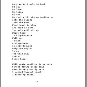 Personal Poems Heartfelt Poems About Anyone or Anything your Choice on ...