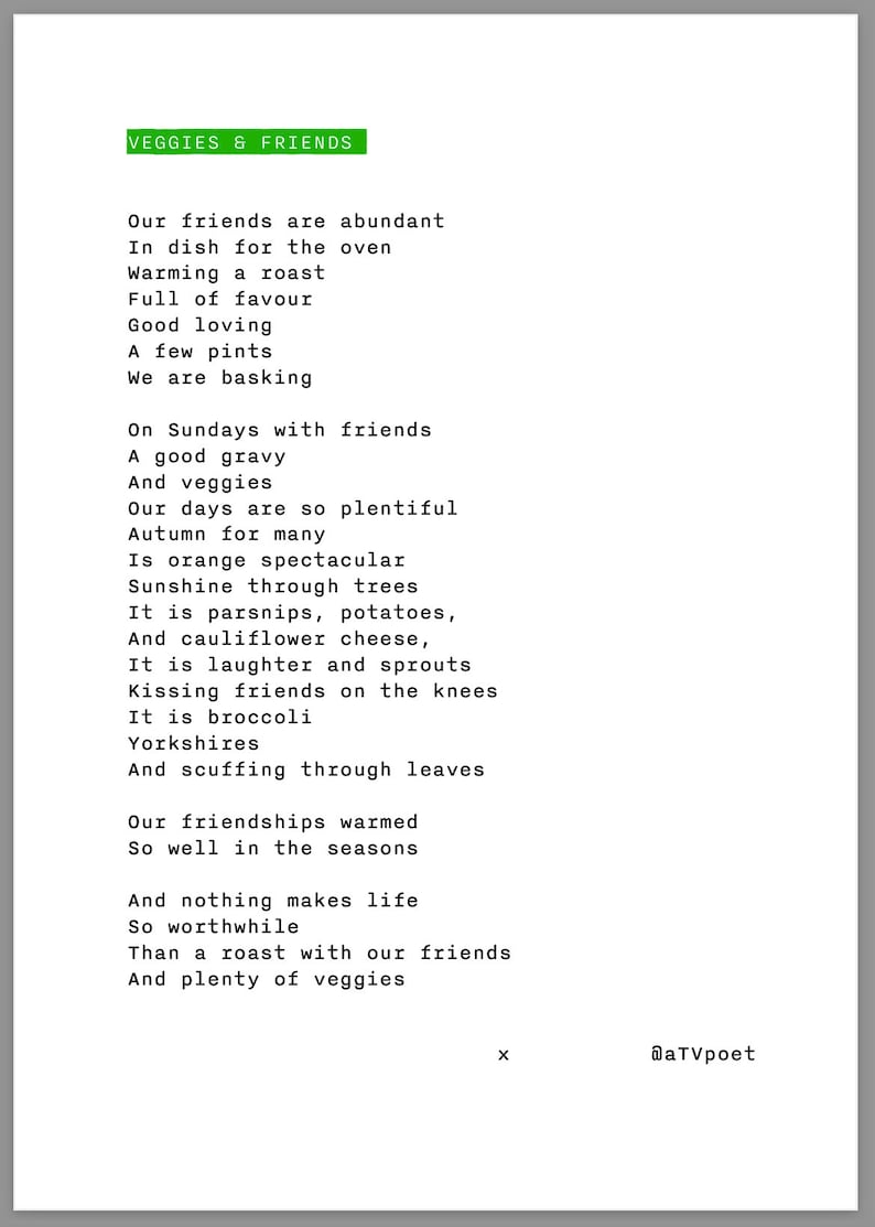 Personal Poems | Heartfelt Poems About Anyone or Anything (your Choice ...