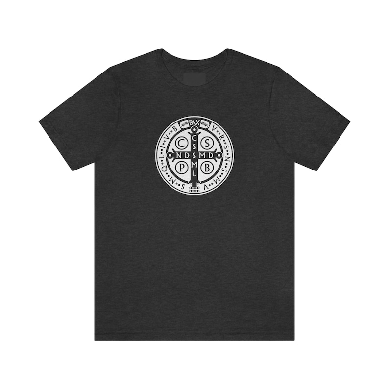 Catholic Shirt, Catholic Tshirt, Benedict Medal Shirt, Catholic Men’s ...