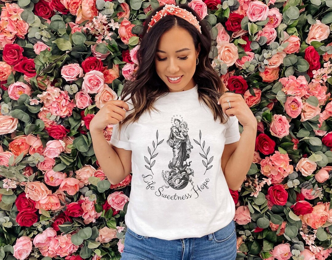 Catholic Tshirt, Catholic Tee, Catholic Gift, Catholic Womens Shirt ...