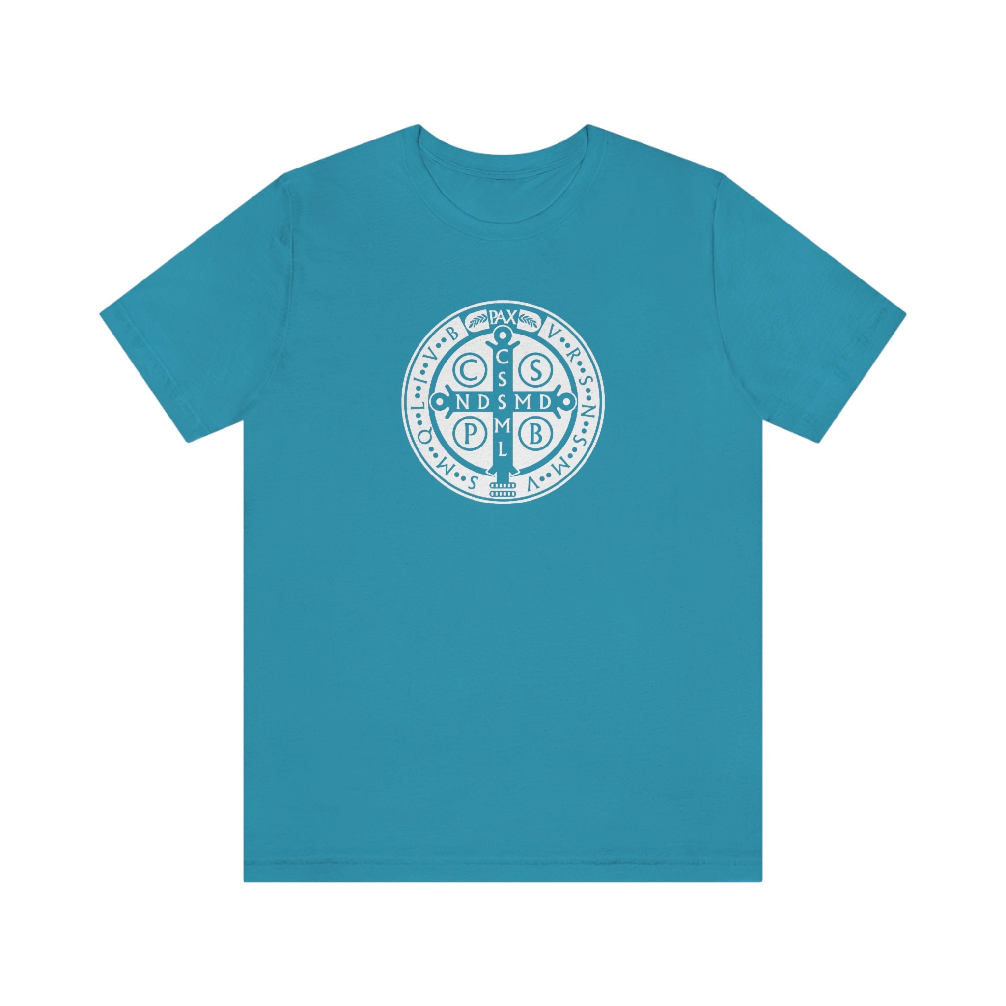 Catholic Shirt, Catholic Tshirt, Benedict Medal Shirt, Catholic Men’s ...