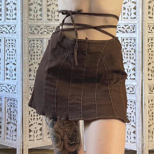 Korean Mini Skirt Etsy