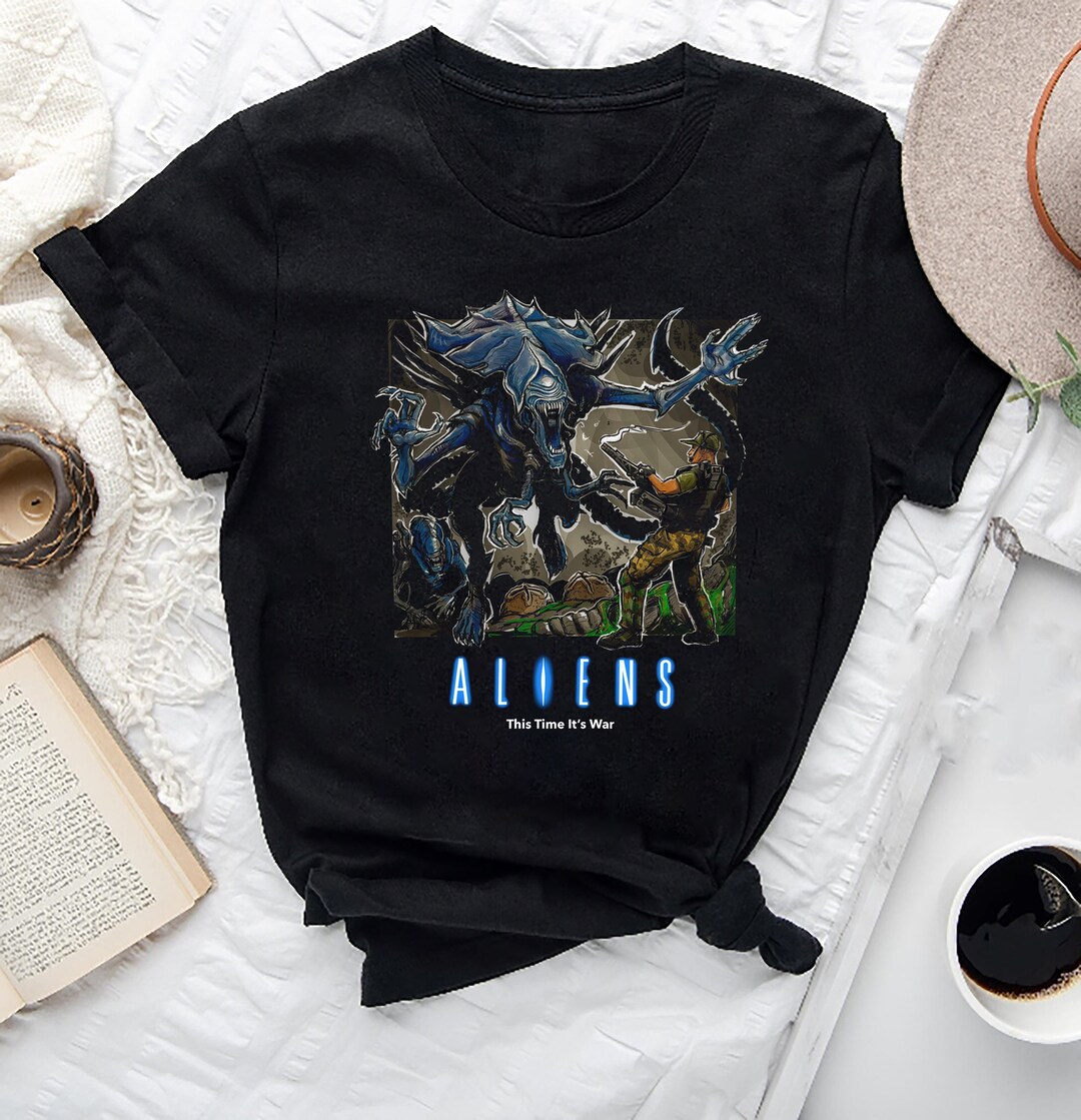 Vintage Aliens Movie Poster 1986 Vintage Shirt, Aliens Xenomorph Shirt ...