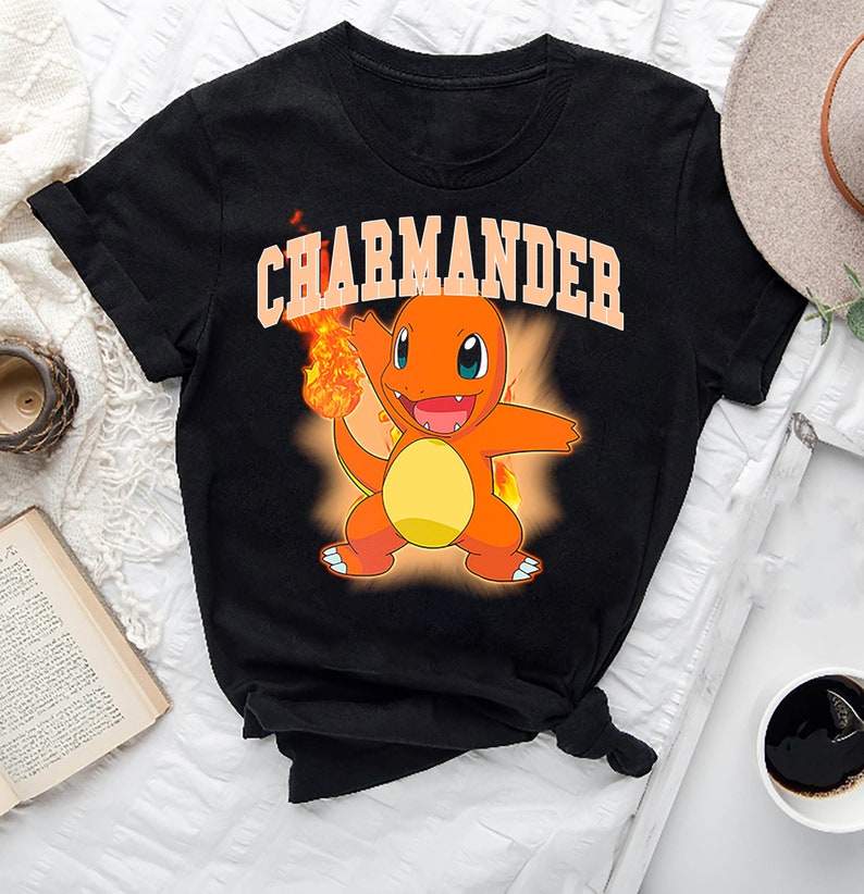 Charmander Pokemon T-shirt, Charmander Shirt Fan Gifts, Pokemon ...