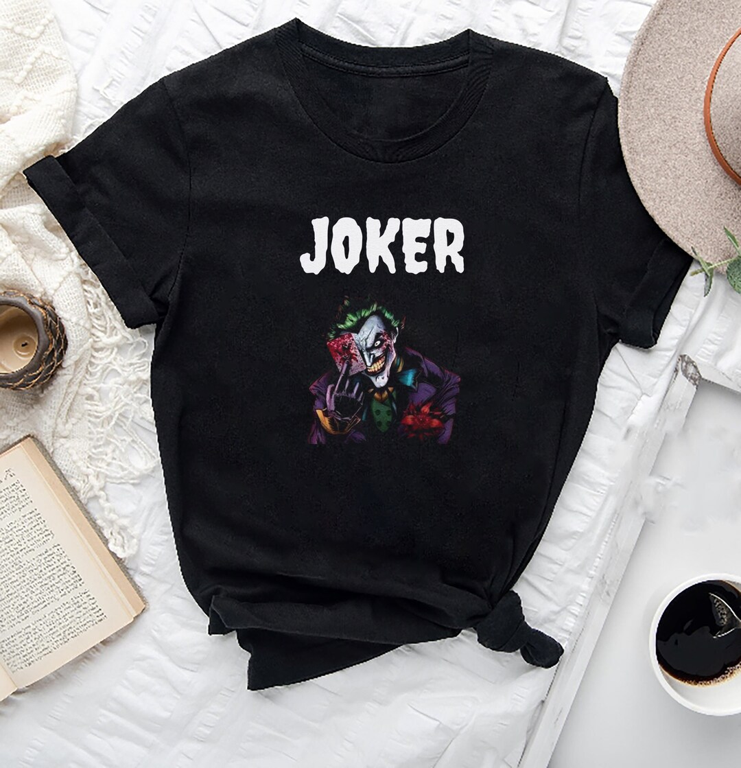Joker Tee Joker Card Joker Smiling Cool Tshirt for Activitys Joker ...